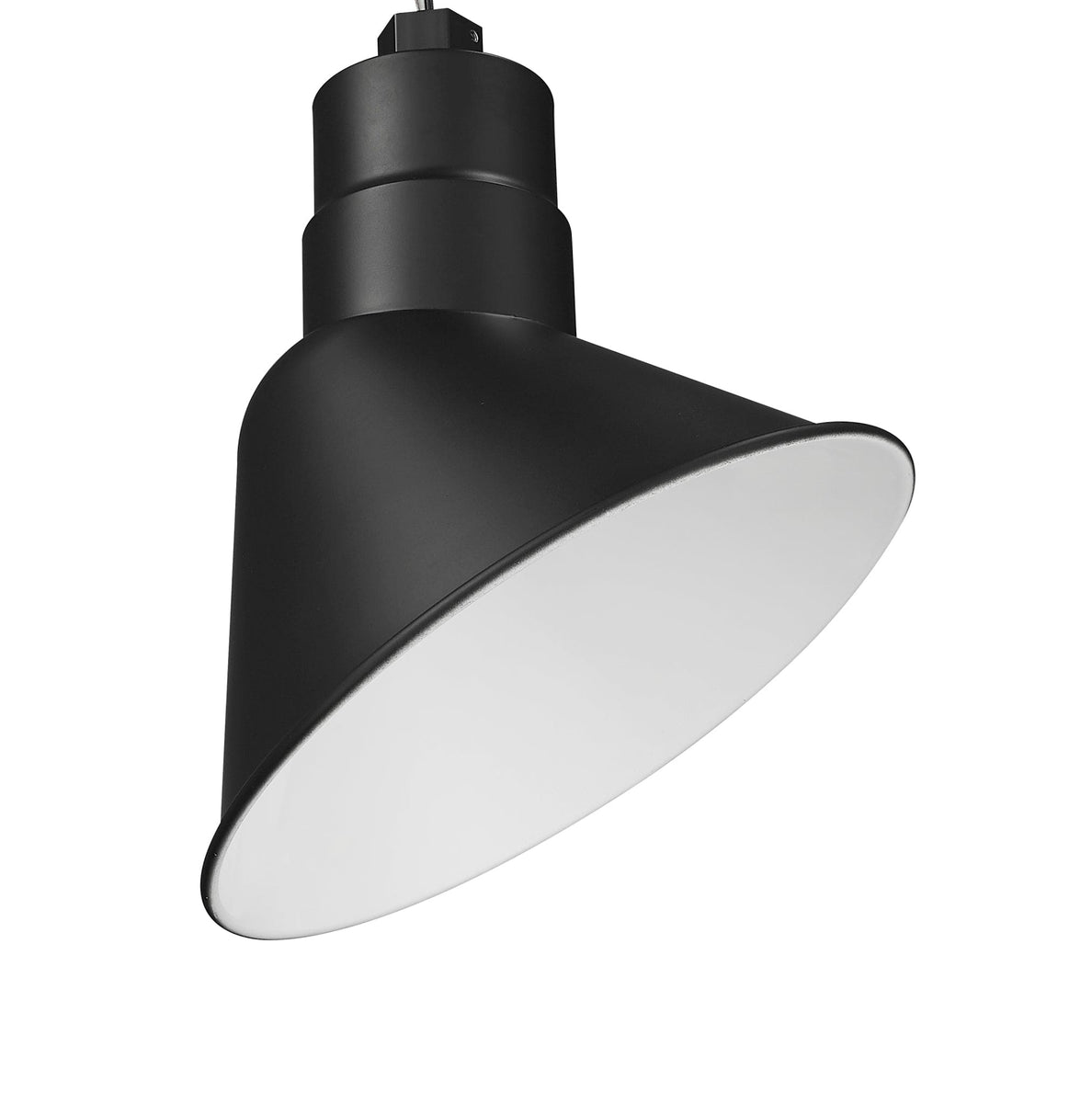 10in. Integrated LED Angle Shade - Satin Black - 11W - 3000K