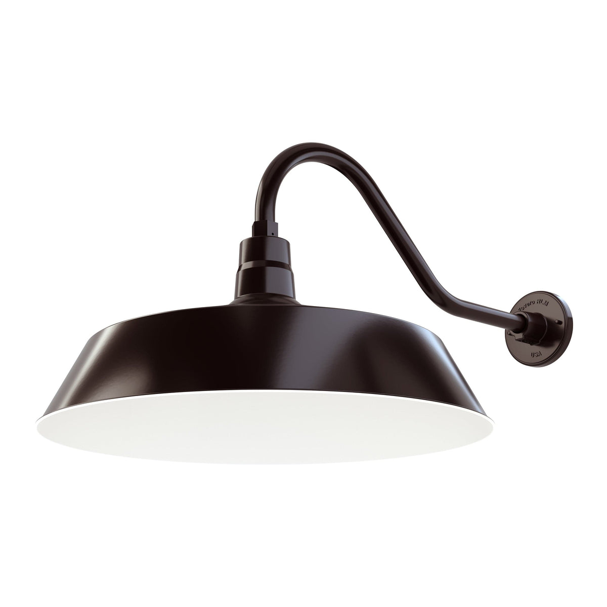 Bronze Farmhouse Light | 21-Inch RLM Barn Shade