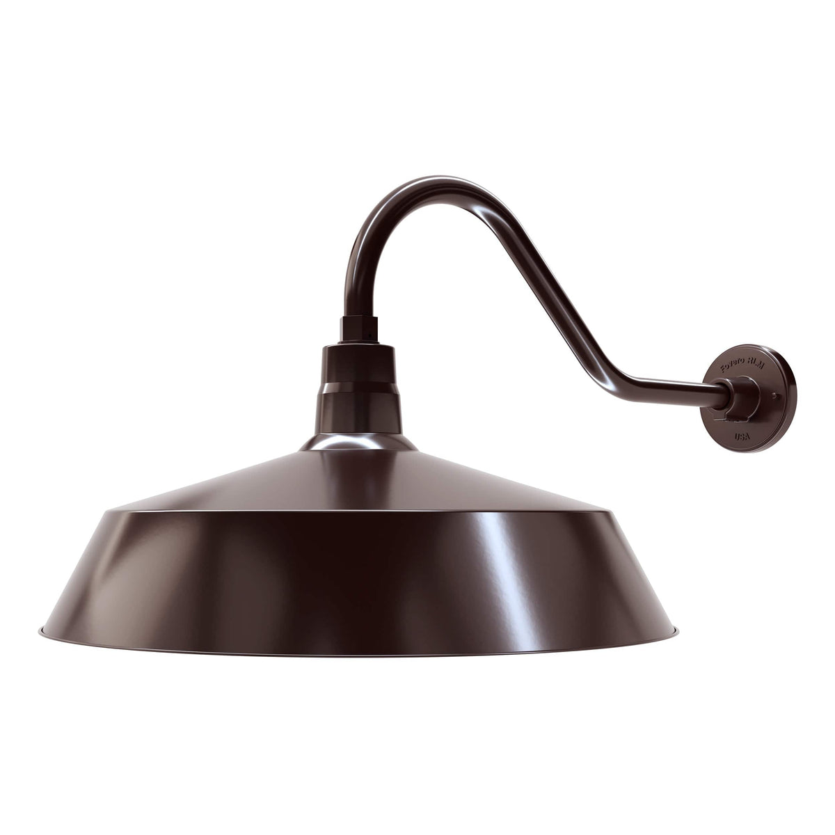 Bronze Farmhouse Light | 21-Inch RLM Barn Shade