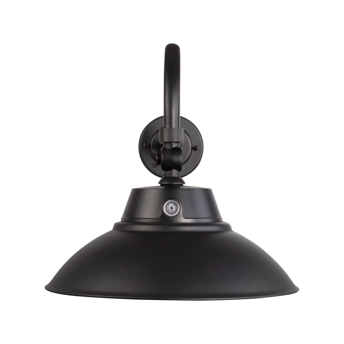 42W/35W/28W Black LED Gooseneck Barn Light Fixture - 14in Shade - 3K/4