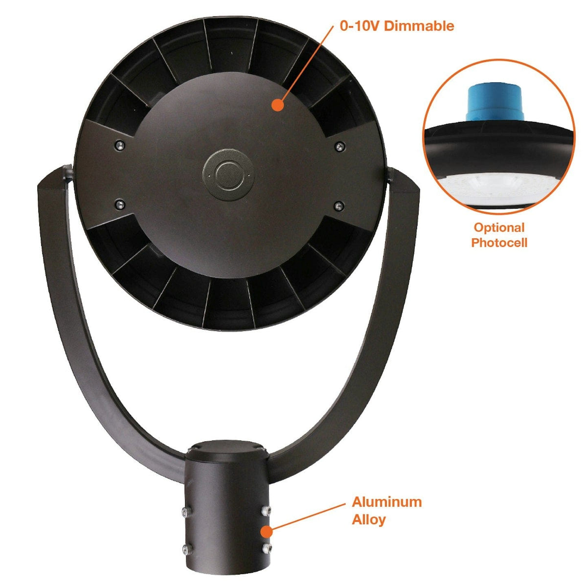 LED Post Top Lamp - Post Top LED Retrofit 75W/50W/35W