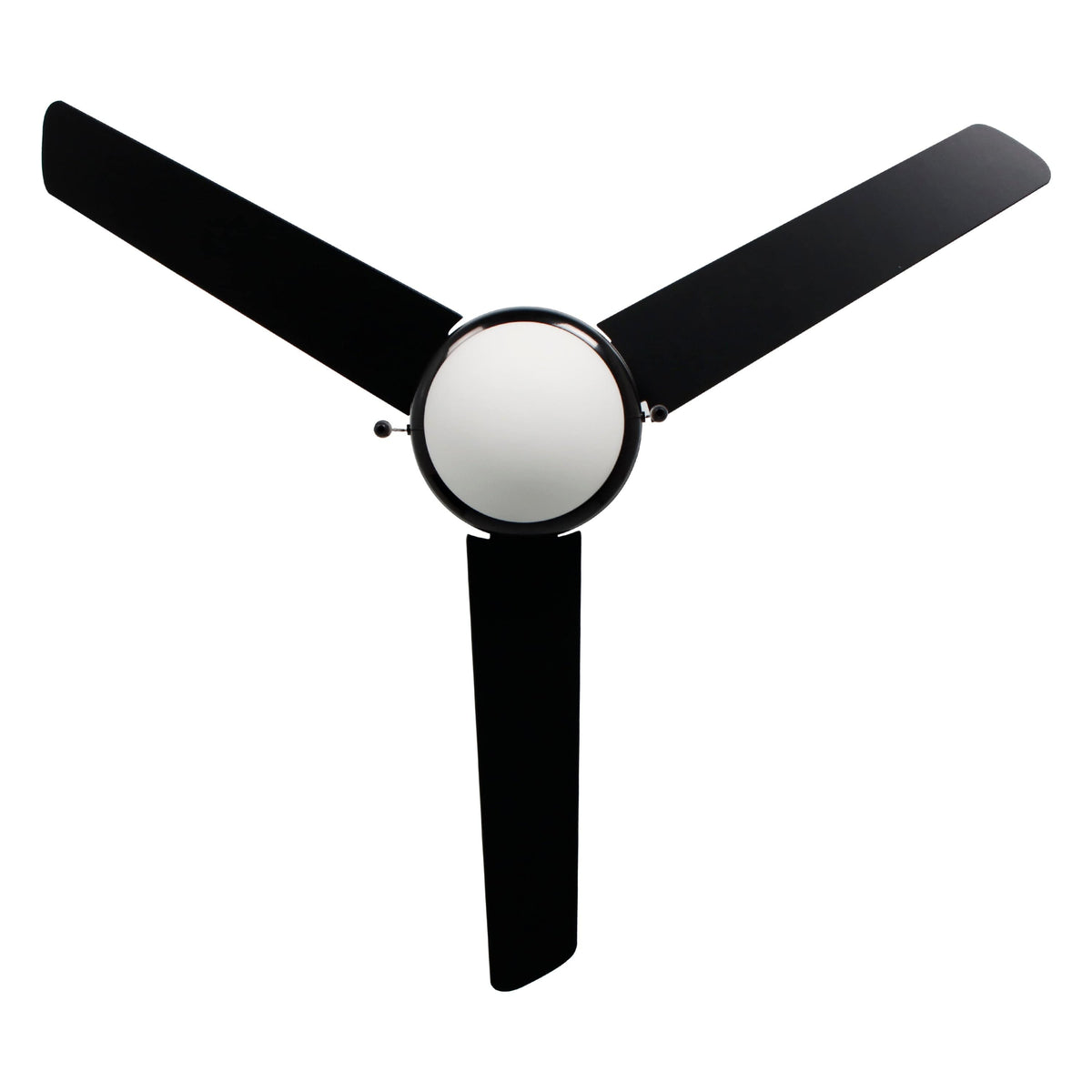 Contempo IV 3-Blade Indoor Ceiling Fan - Black Finish - Black Blade