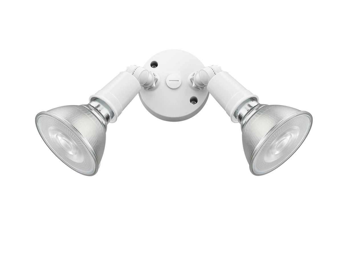 Flood Light with 6.15" Extension | Outdoor Double Light Fixture