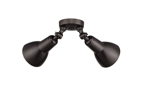 Dual (2-Head) LED Bronze Flood Light for Outdoor Lighting