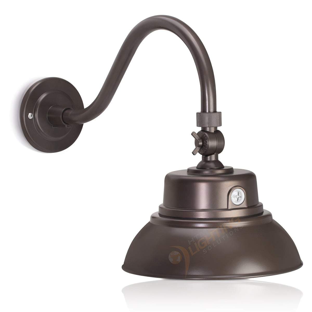 10" LED Gooseneck Light Fixture | Oil-Rubbed Bronze Barn Light