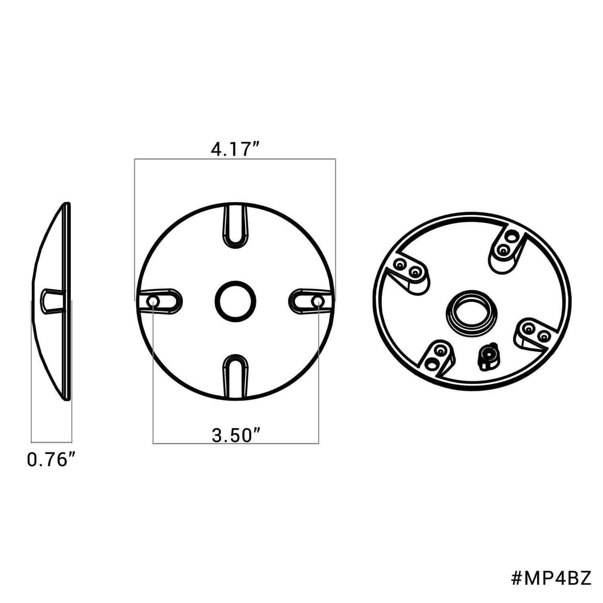 Round Electrical Box Cover - Outdoor Junction Box Cover